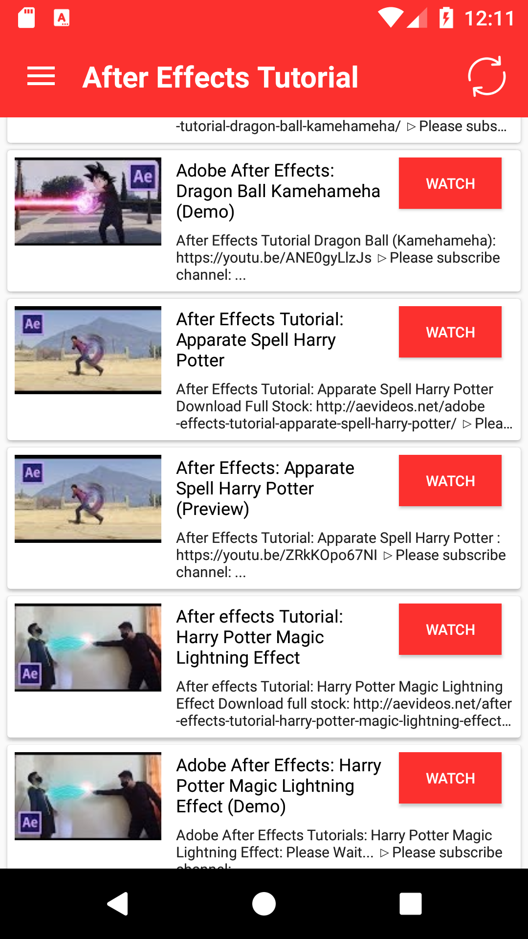 After Effect Tutorial Video - App on Amazon Appstore