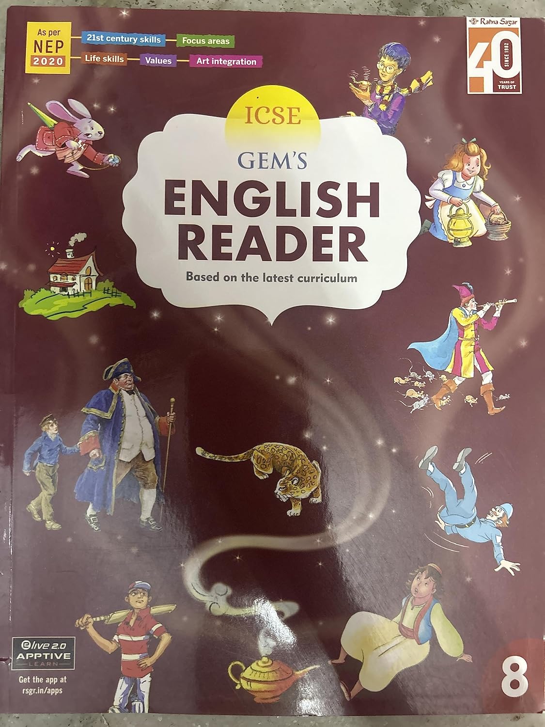 ICSE GEMS ENGLISH READER CLASS 8 Alka Choudhary Jha Amazon in Books icse-gems-english-reader-class-8-alka-choudhary-jha-amazon-in-books