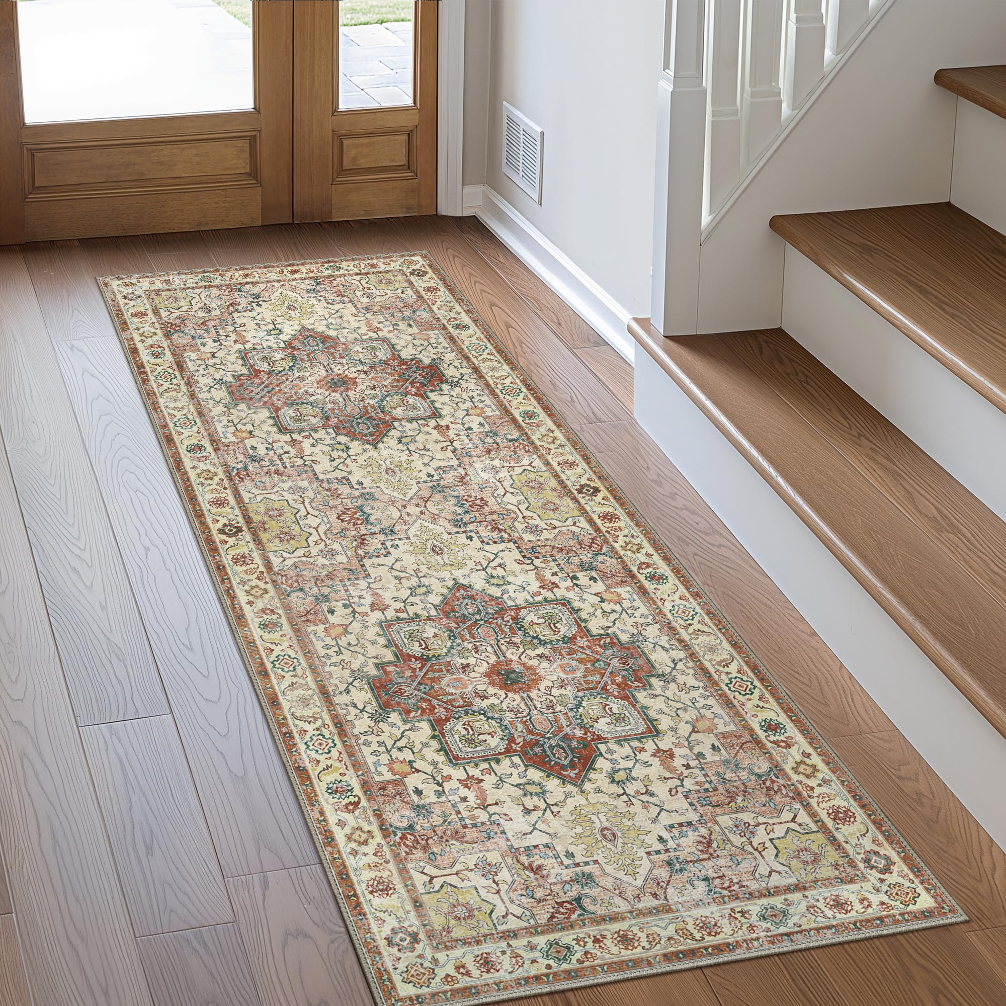 GENIMO Area Runner Rugs 2x6 for Living Room, Non-Slip Machine Washable ...