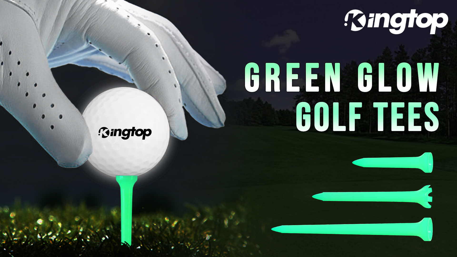 Watch KINGTOP Glow-in-The-Dark Golf Tees for Your Night Round on Amazon ...