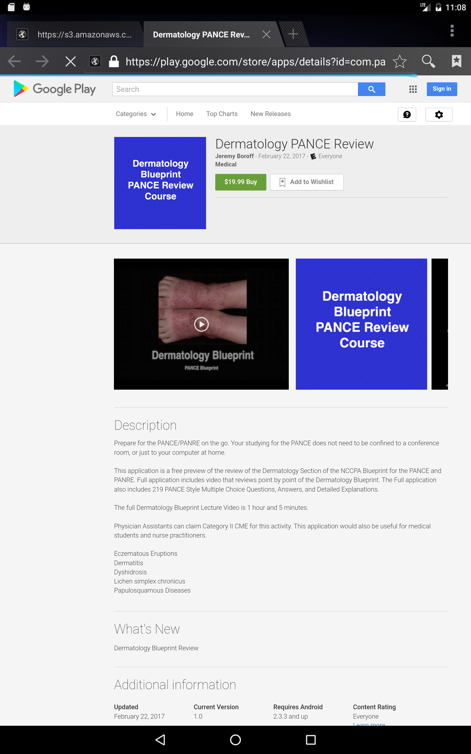 Dermatology Preview PANCE Review Course Free - App on Amazon Appstore