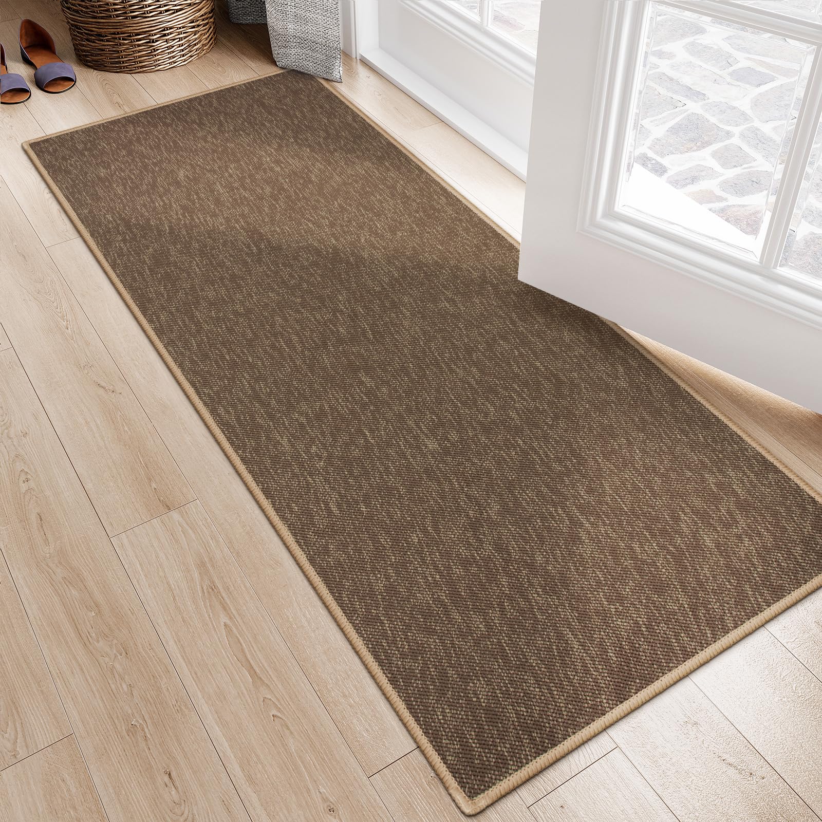 Amazon.com: Moynesa Boho Washable Entryway Rug Non Slip, Soft 2x5 ...