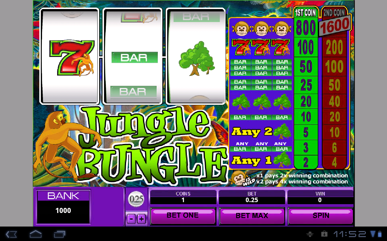Jungle Bungle Slot Machine - App on Amazon Appstore