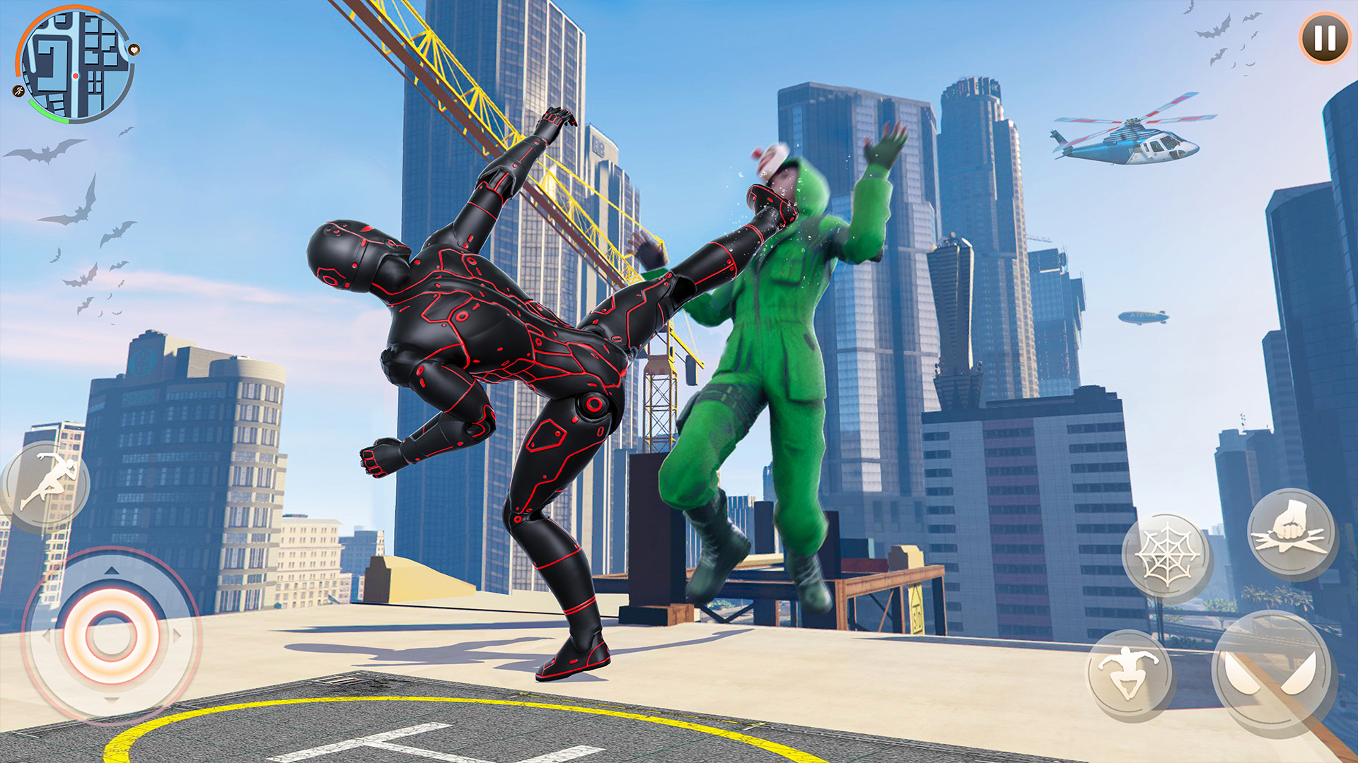 Black Spider Rope Superhero Games | Black Spider Rope Super Hero ...