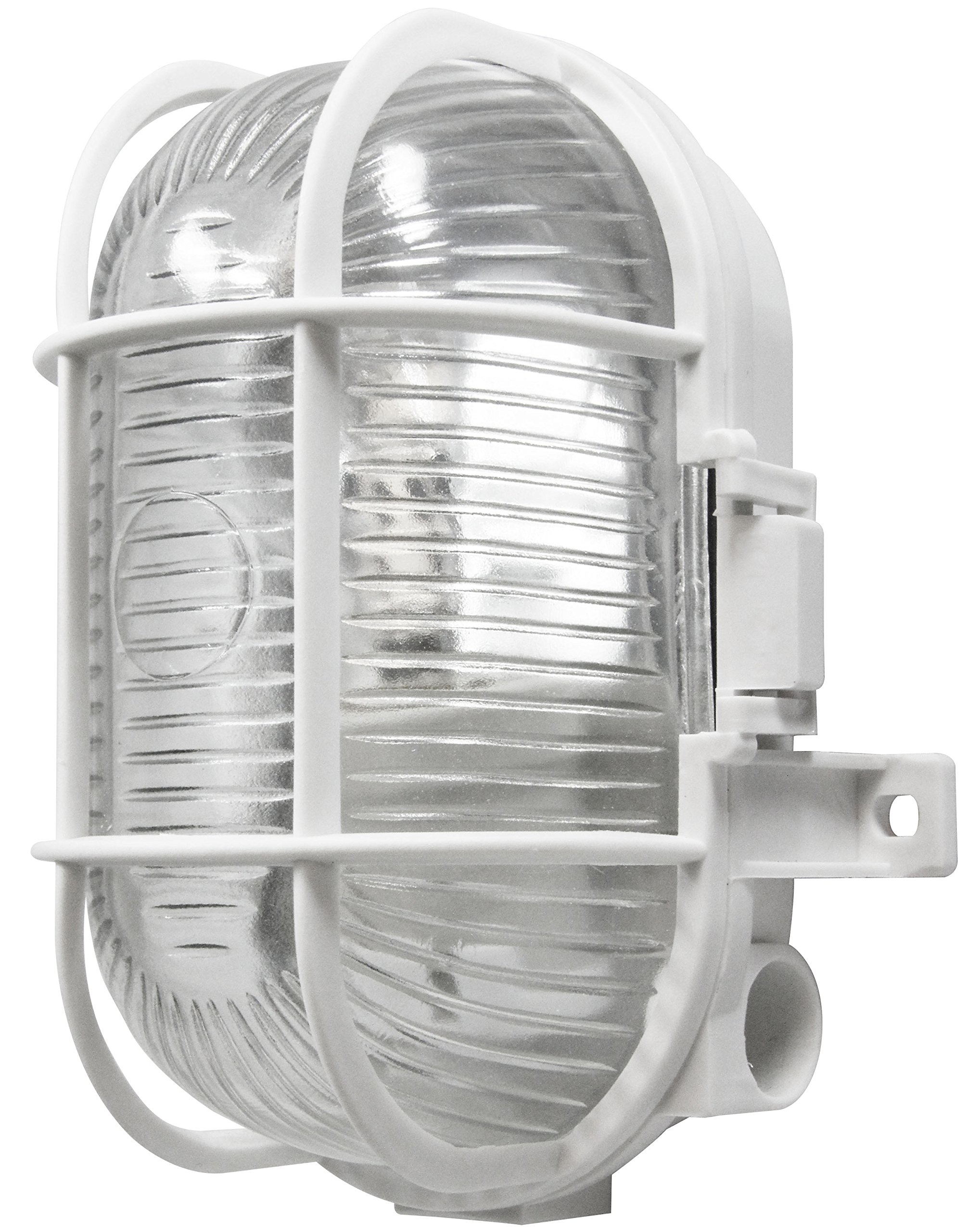 Powermaster S5880 Oval Caged Bulkhead Light, 60 W, White : Amazon.co.uk ...