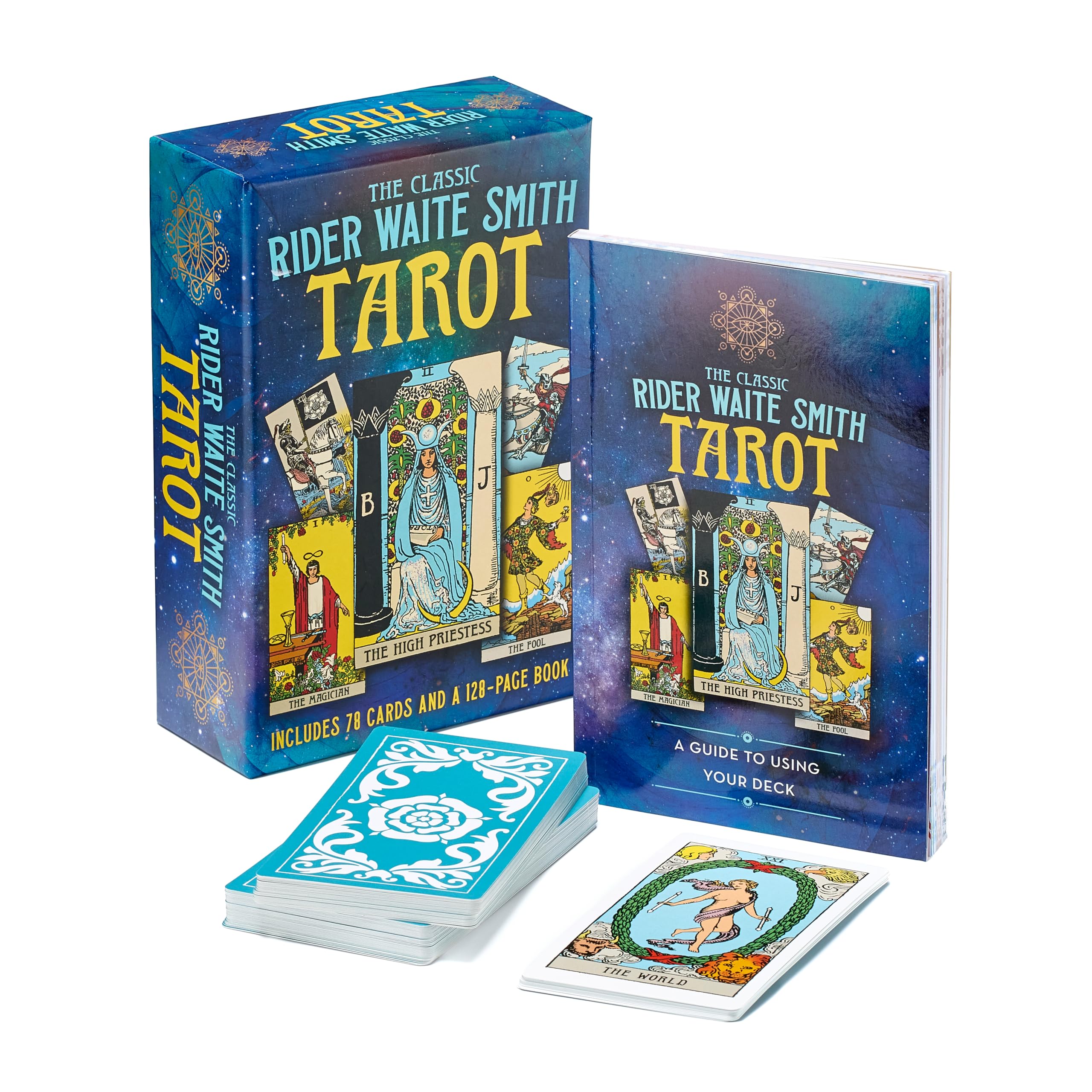 Buy The Classic Rider Waite Smith Tarot Book & Card Deck: Includes 78 ...