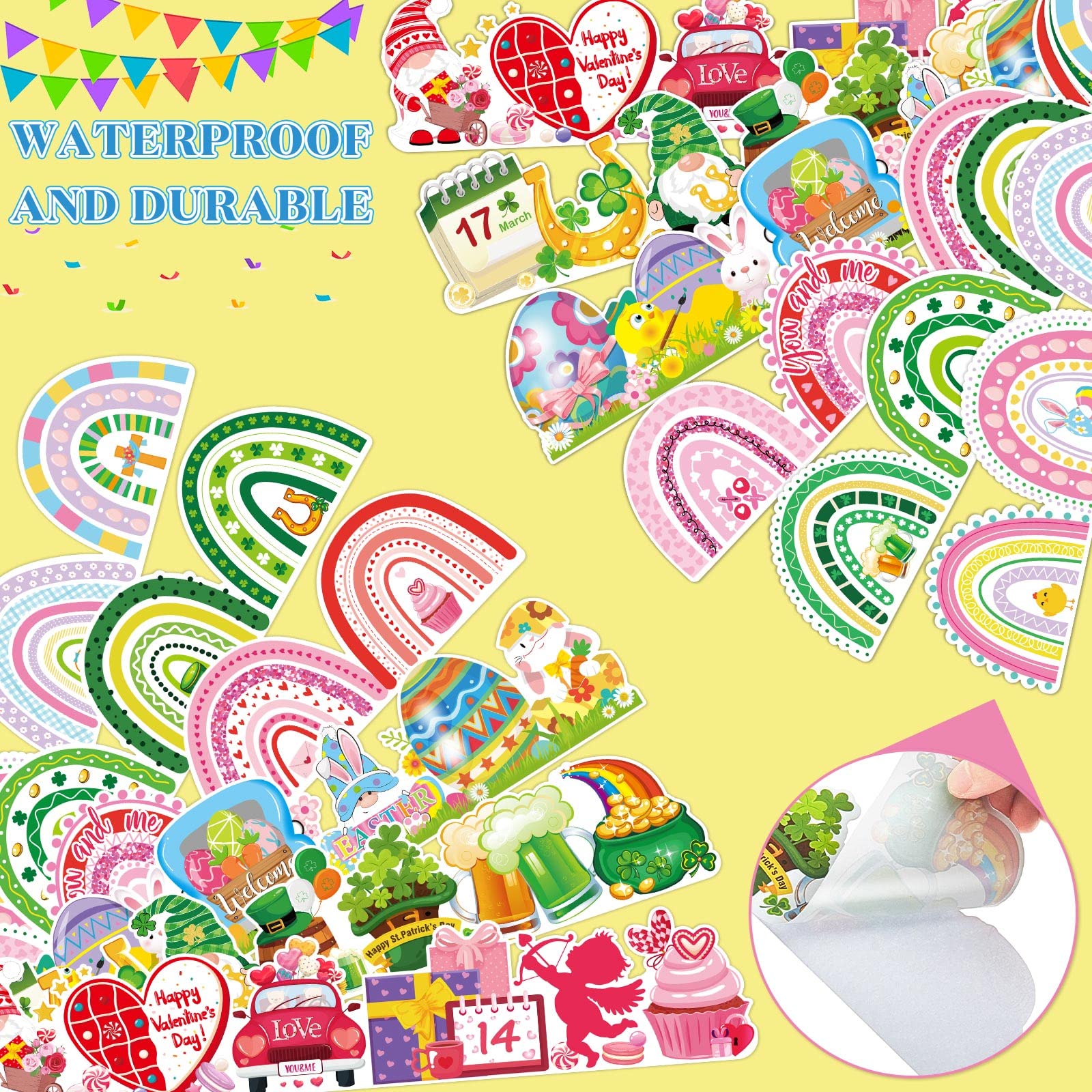 Snapklik.com : 72 Pieces Bulletin Board Borders Valentines Day St ...