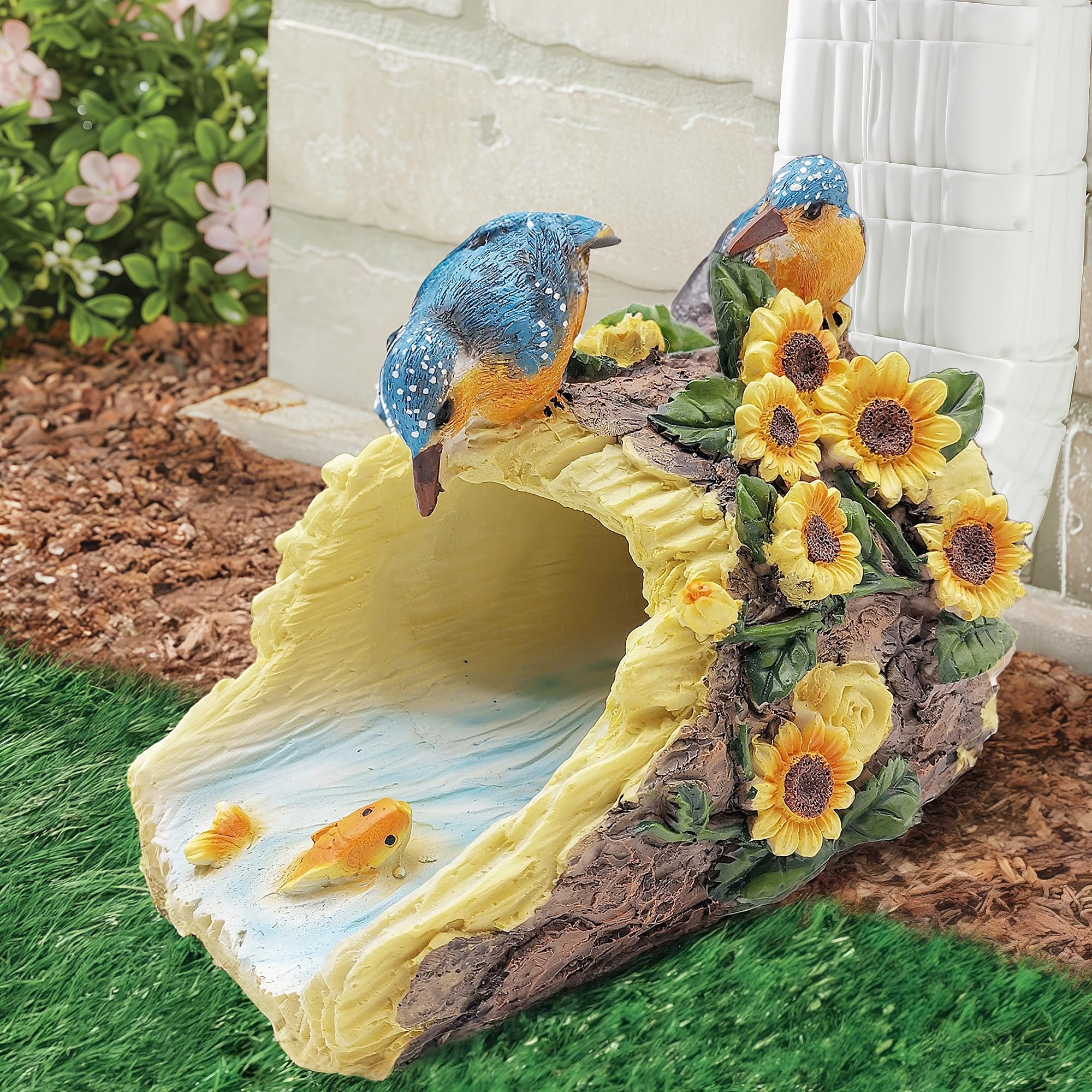 Snapklik.com : Hummingbird Gutter Extender Diverter, Decorative ...