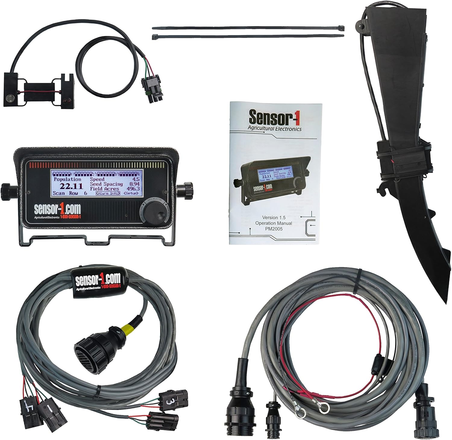 Amazon.com: sensor-1 PM2005S-04SYS72T Seed Flow Monitor System Package ...