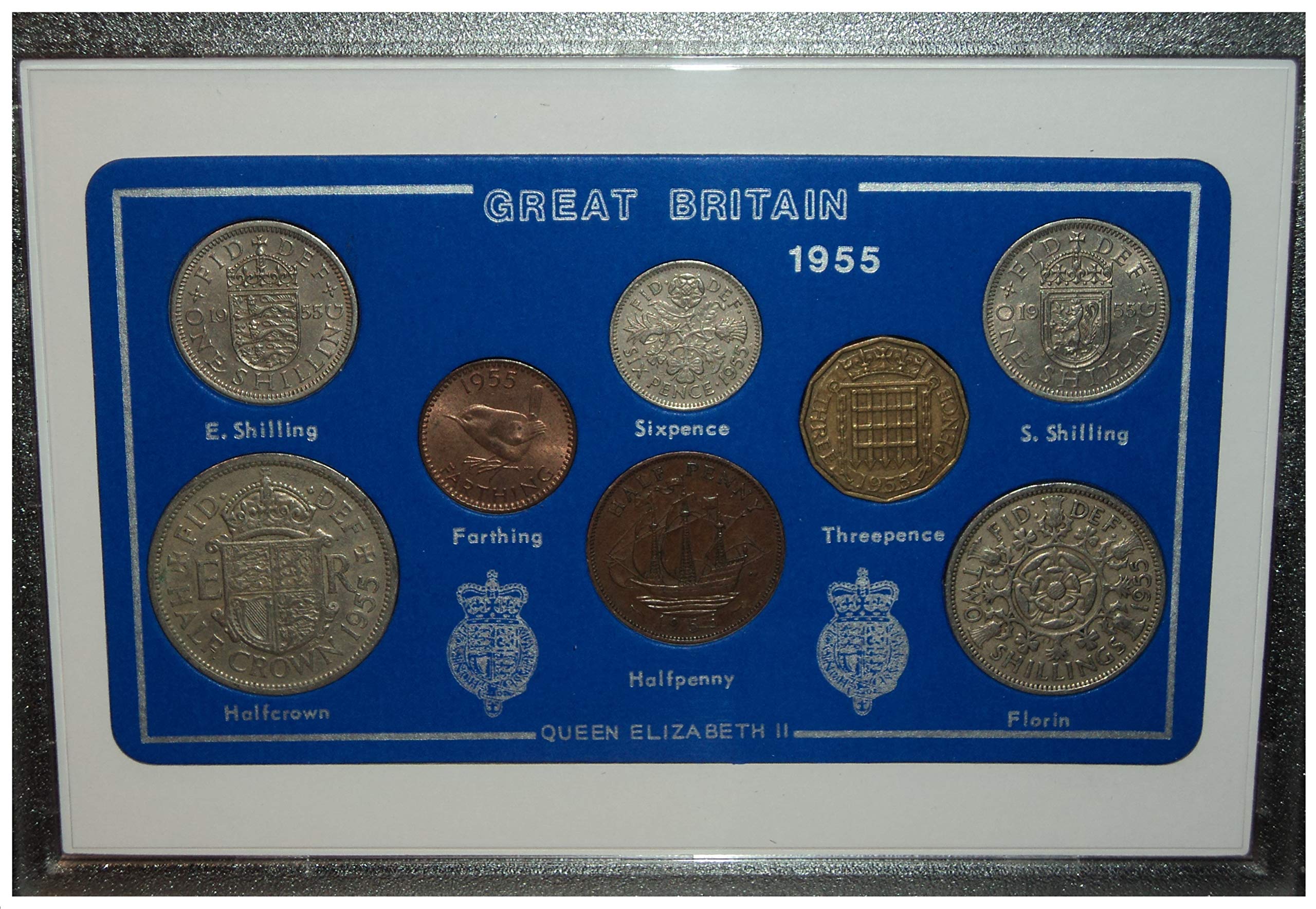 1955 British Coin Gift Set (Retro 69th Birthday Year of Birth or ...
