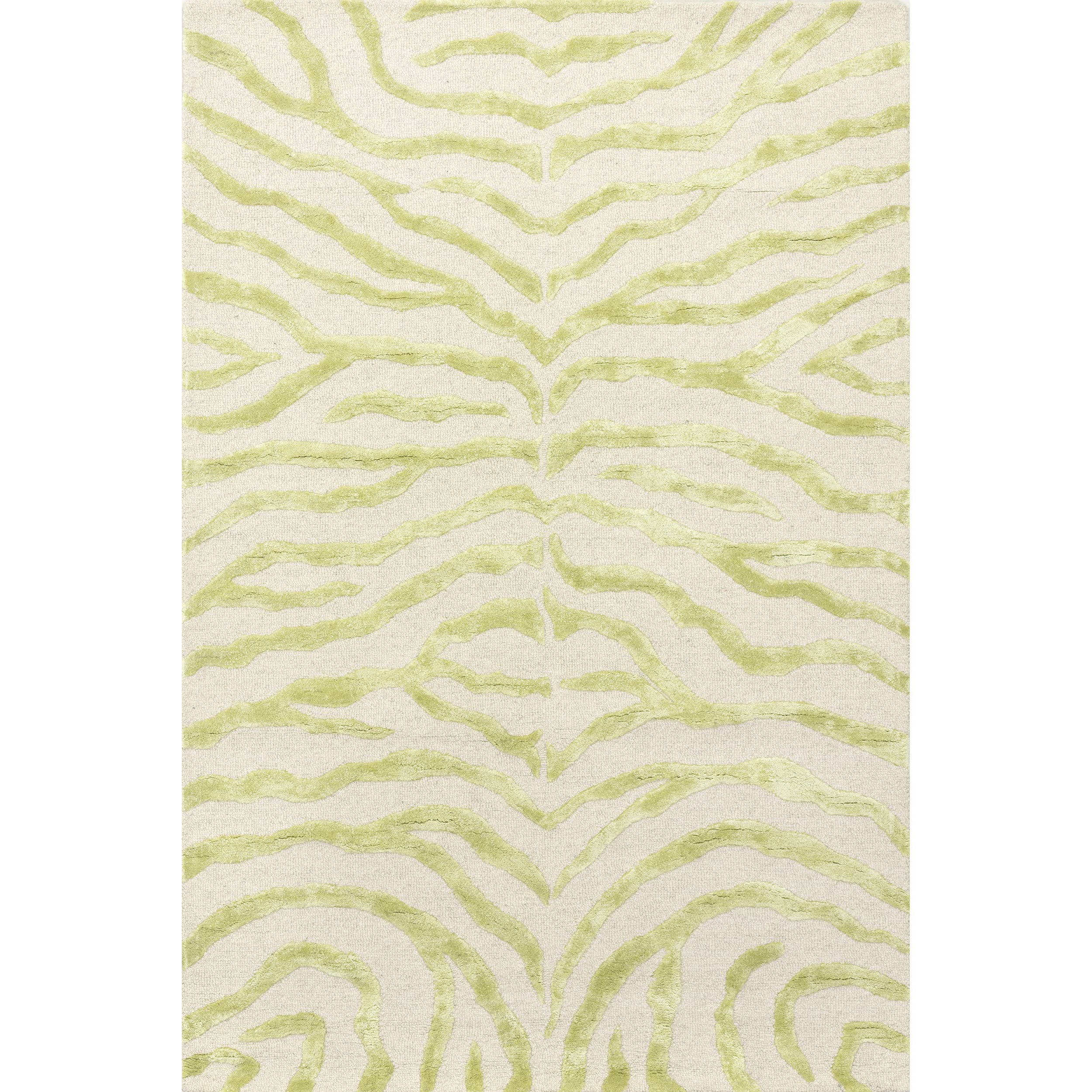 Zebra Print Rug Green Zebra Crossing Black: Patterned Area Rugs