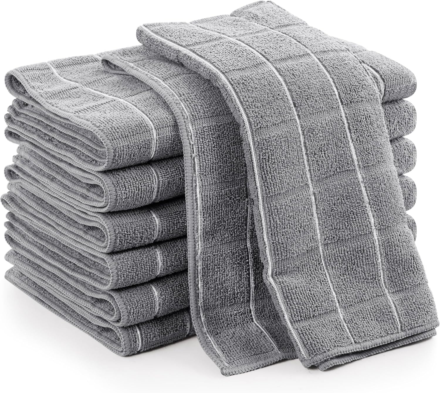 Amazon.com: Utopia Towels - Microfiber Cleaning Cloth Grey - 8 Pcs ...