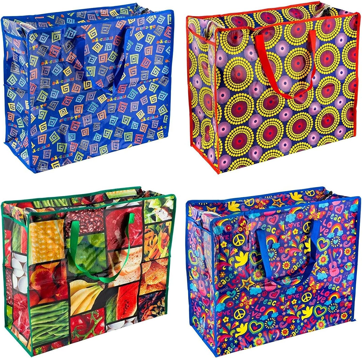Homeshopa Large Laundry Storage Bags, Multipurpose Moving Shopping Bag ...