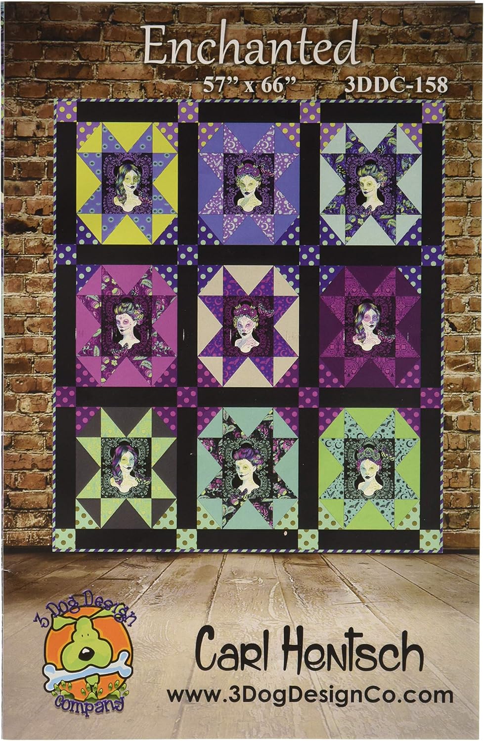 Amazon.com: 3 Dog Design Company 3DDC-158 Enchanted Pattern, Multicolor ...