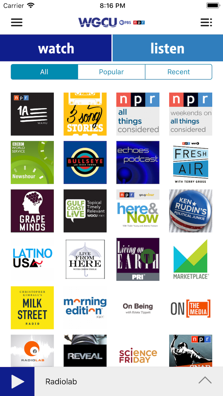 WGCU Public Media App - App on Amazon Appstore