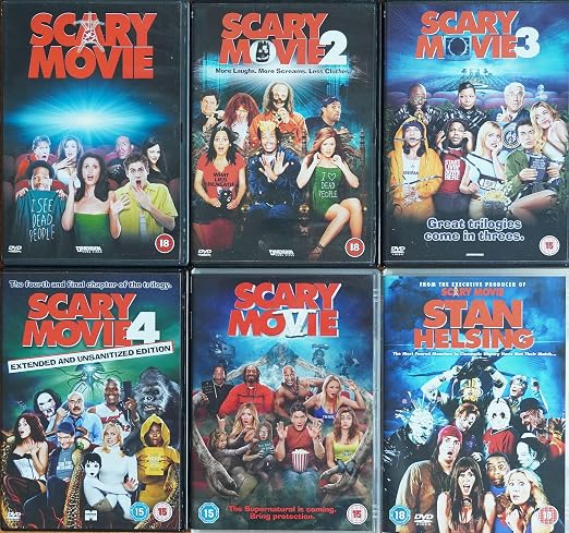 SCARY MOVIE 1-6 COMPLETE COLLECTION / SCARY MOVIE 1-5 / 6. STAN HELSING ...