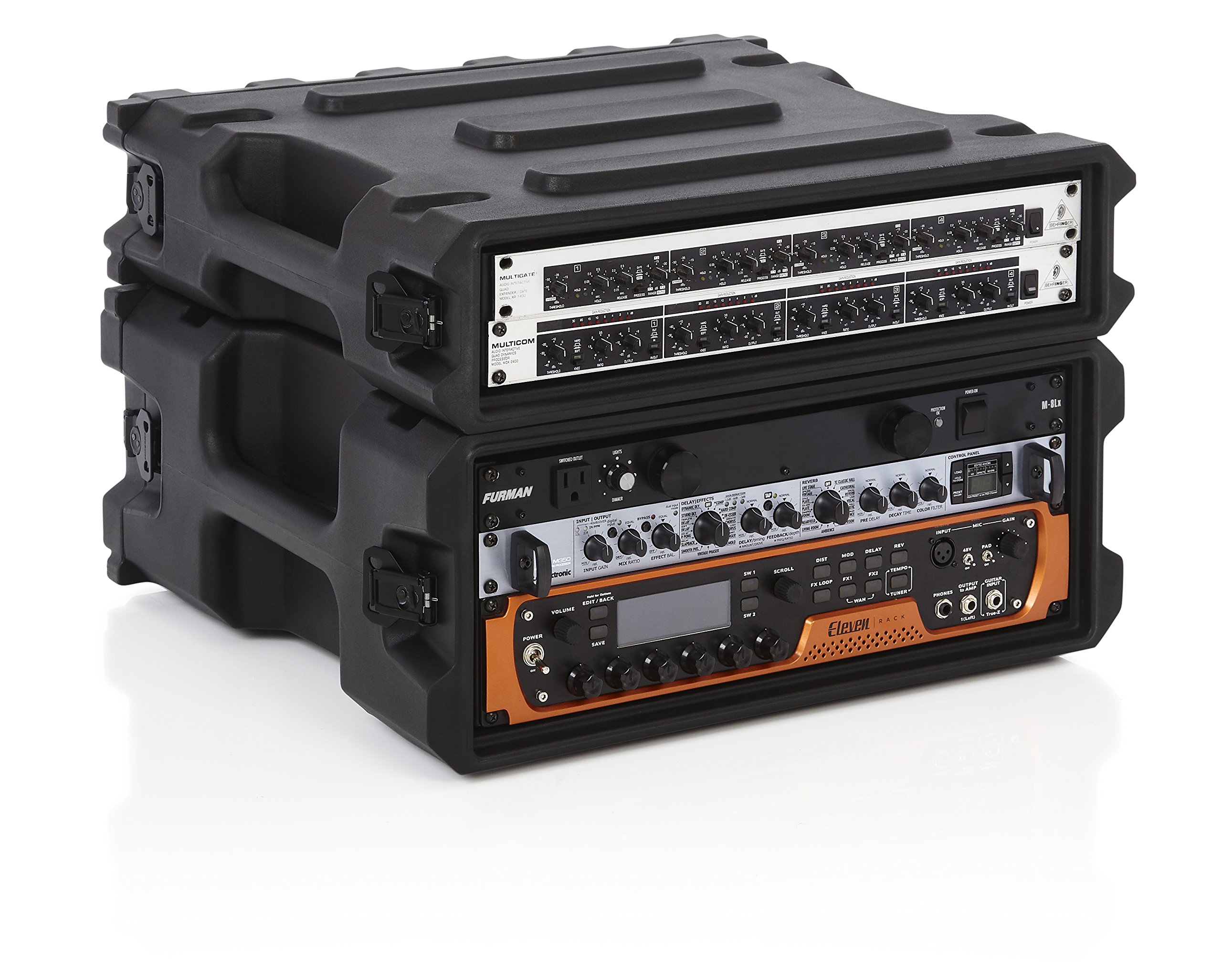 Gator Cases Pro Series Rotationally Molded 4U Rack Case with Standard ...