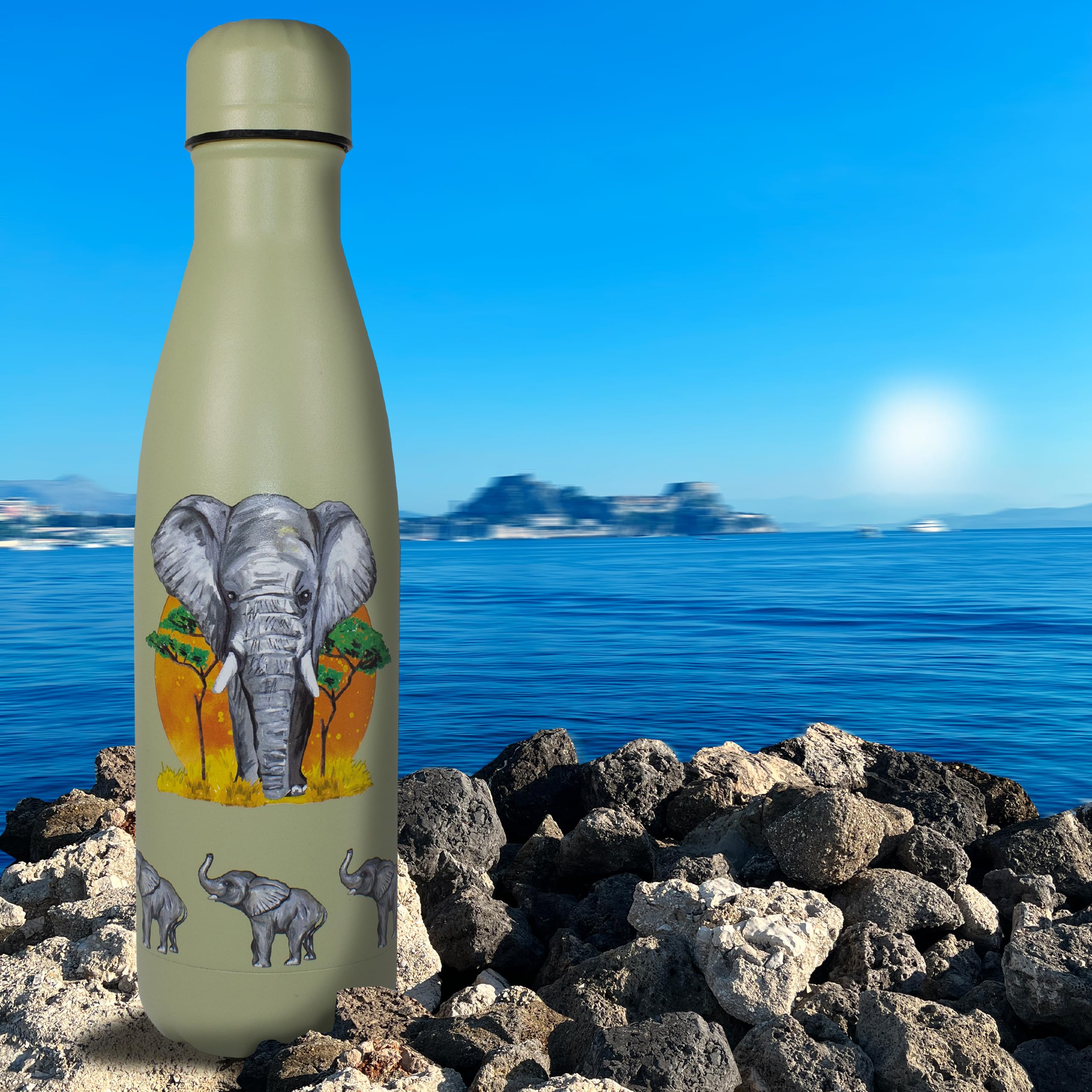 NatureVac – Elephant from Deluxebase. Insulated BPA Free Reusable ...