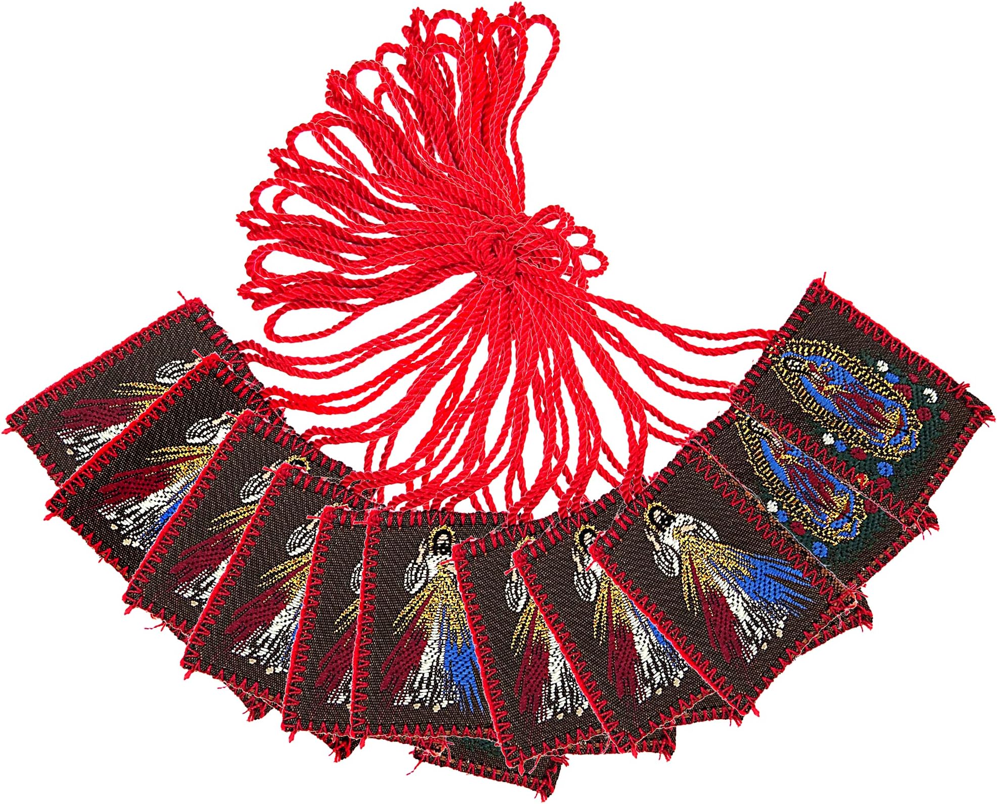 Amazon.com: Bulk Catholic Scapulars with Saint Michael and Our Lady of ...