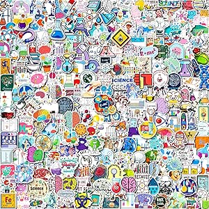 300Pcs Science Laboratory Stickers, Physics Biology Chemistry ...