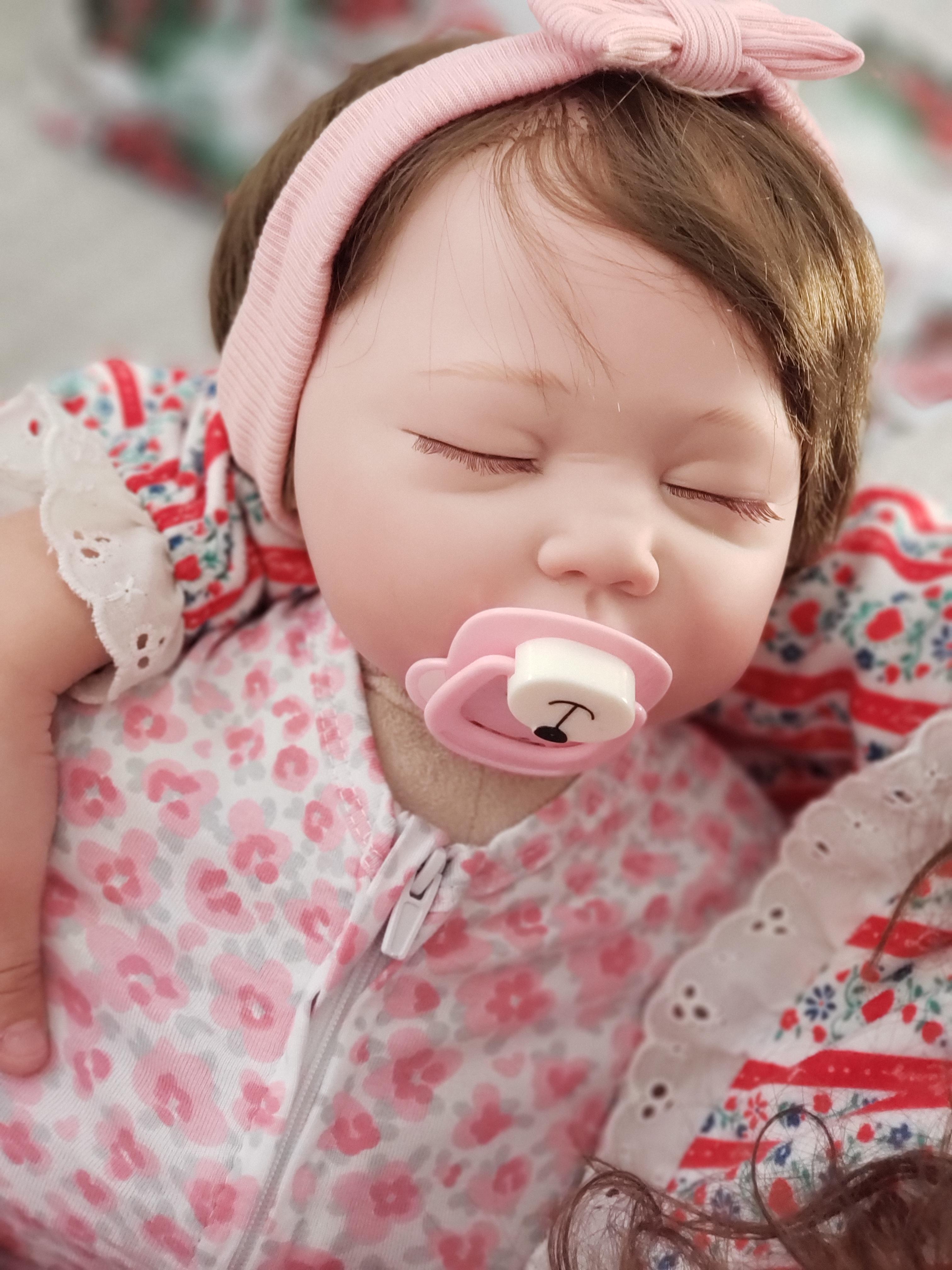 $7/mo - Finance Reborn Baby Dolls 22" Cute Realistic Soft Silicone ...