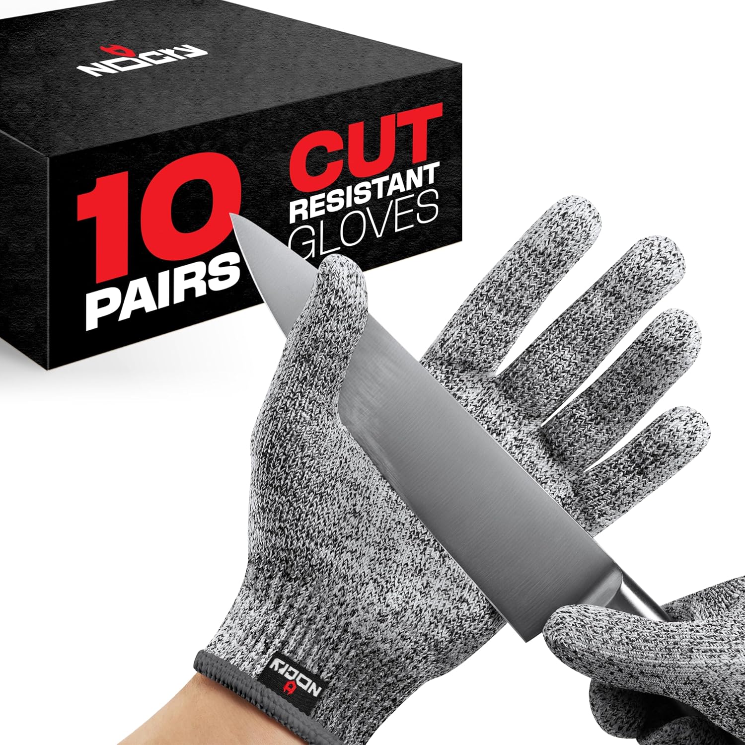 NoCry Premium Cut Resistant Gloves Food Grade — Level 5 Protection ...