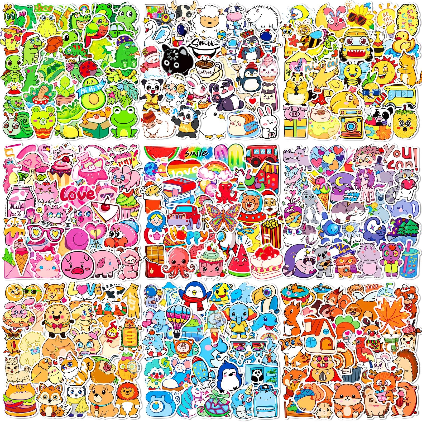 Amazon.com: 600pcs Water Bottle Stickers, Stickers for Kids, Cute Vinyl ...