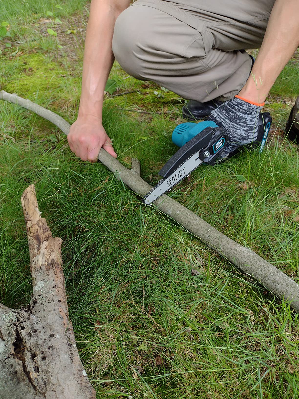 $13/mo - Finance SENDRY Mini Chainsaw 6-Inch, Powerful Cordless ...