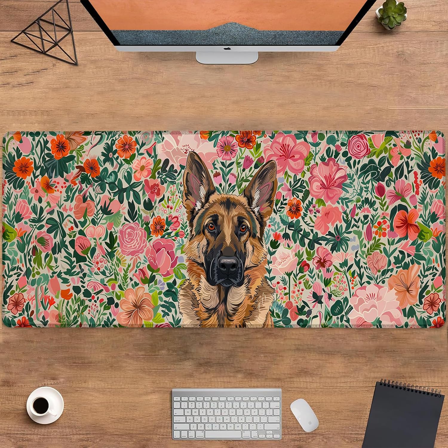 Amazon.com: UNDAHIS Cute Dog Gaming Mouse Pad, Large Office Desktop ...