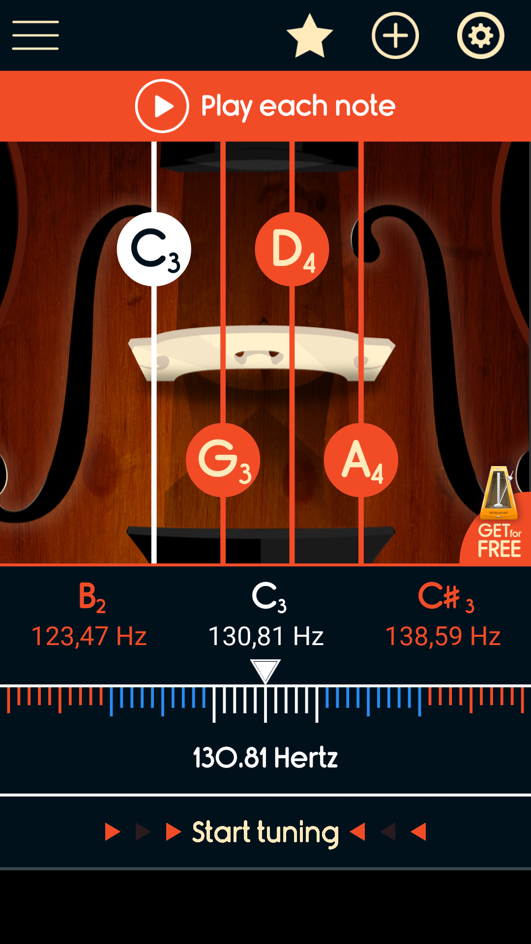 Master Viola Tuner - App on Amazon Appstore