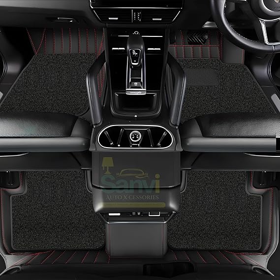 9D Premium Car Foot Mat for Tata Safari 7 Seater (2021-2024 ...