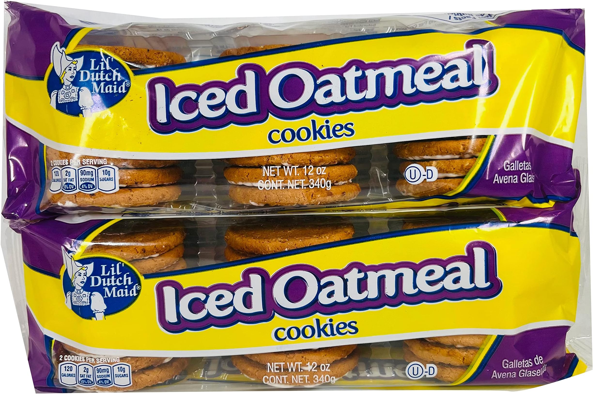 Amazon.com: Iced Oatmeal Cookies 4 12 Oz Set of 2 : Grocery & Gourmet Food