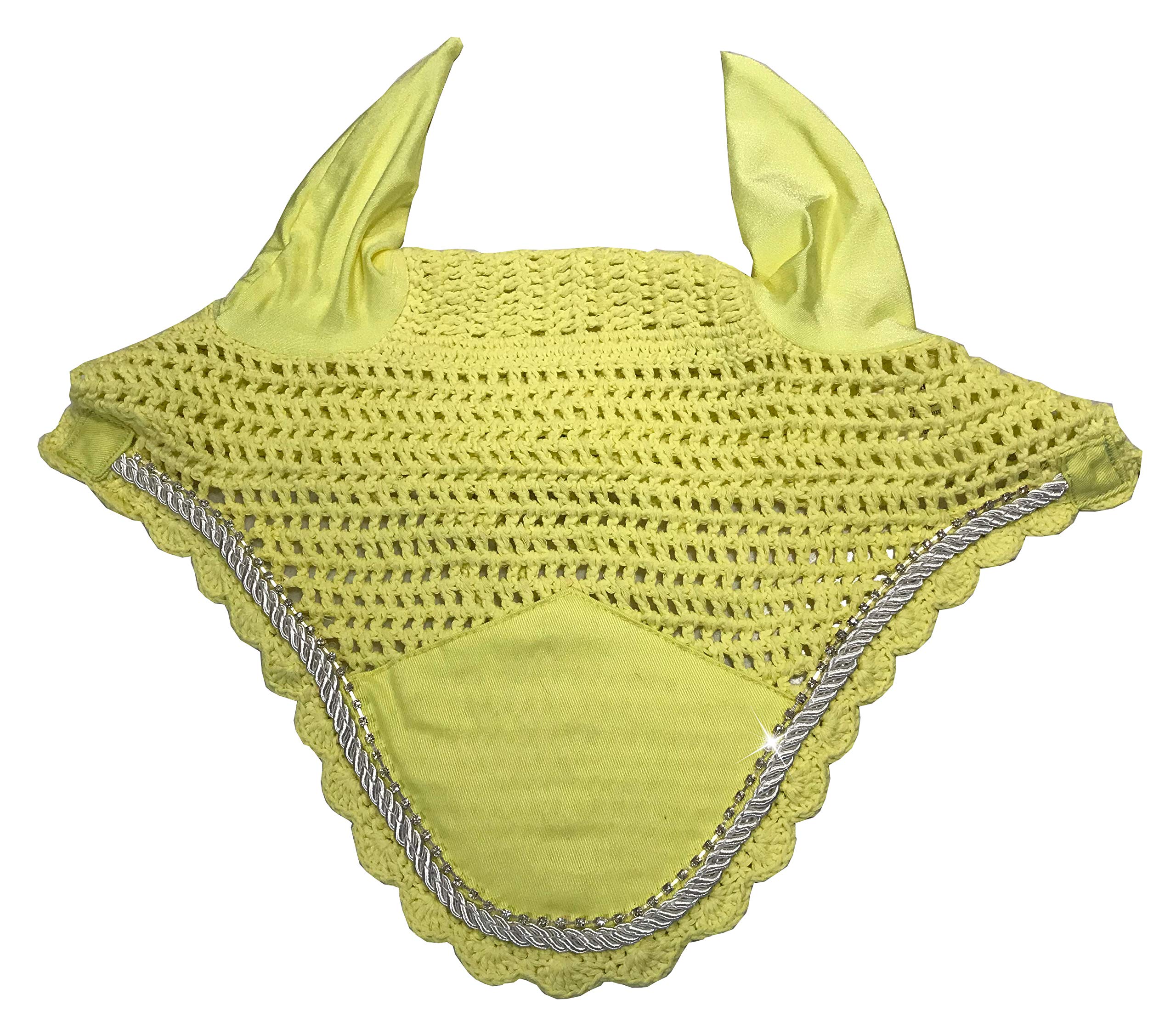 Buy Horse Ear Net Bonnets/Fly Veil with Scalloped Edge and Rope and ...