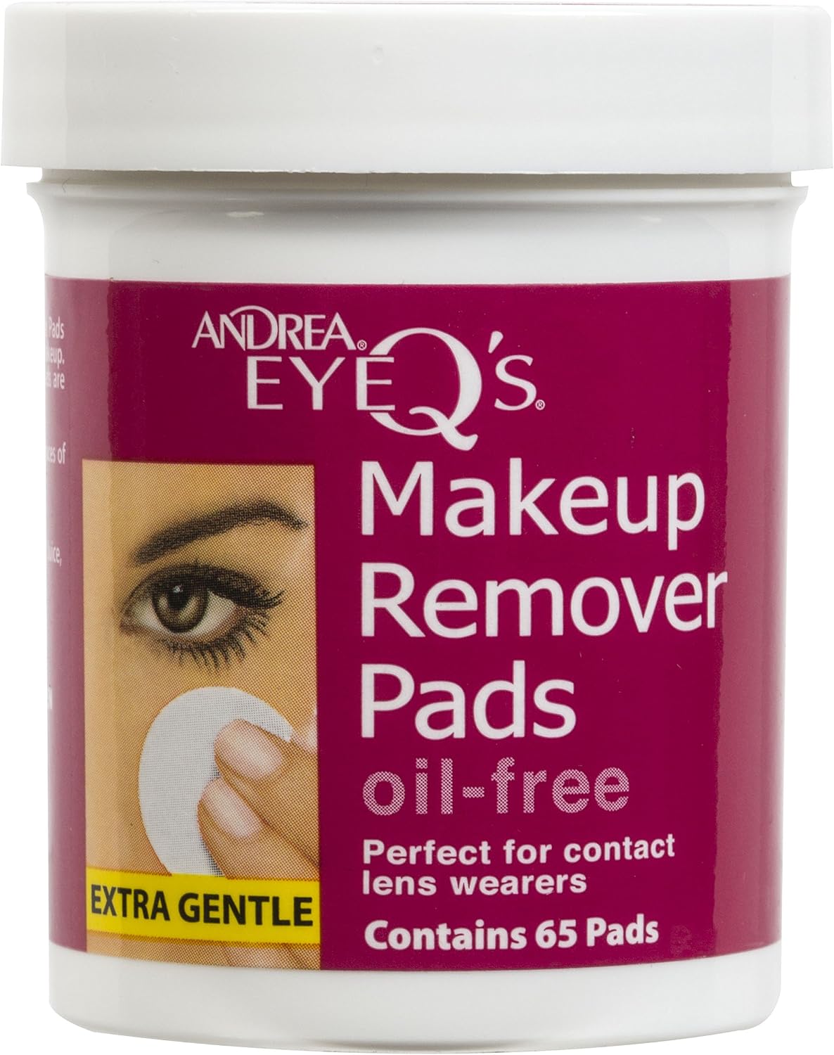 Andrea Eye Q'S 65 Count Oil Free White (6 Pack) : Amazon.ca: Beauty ...