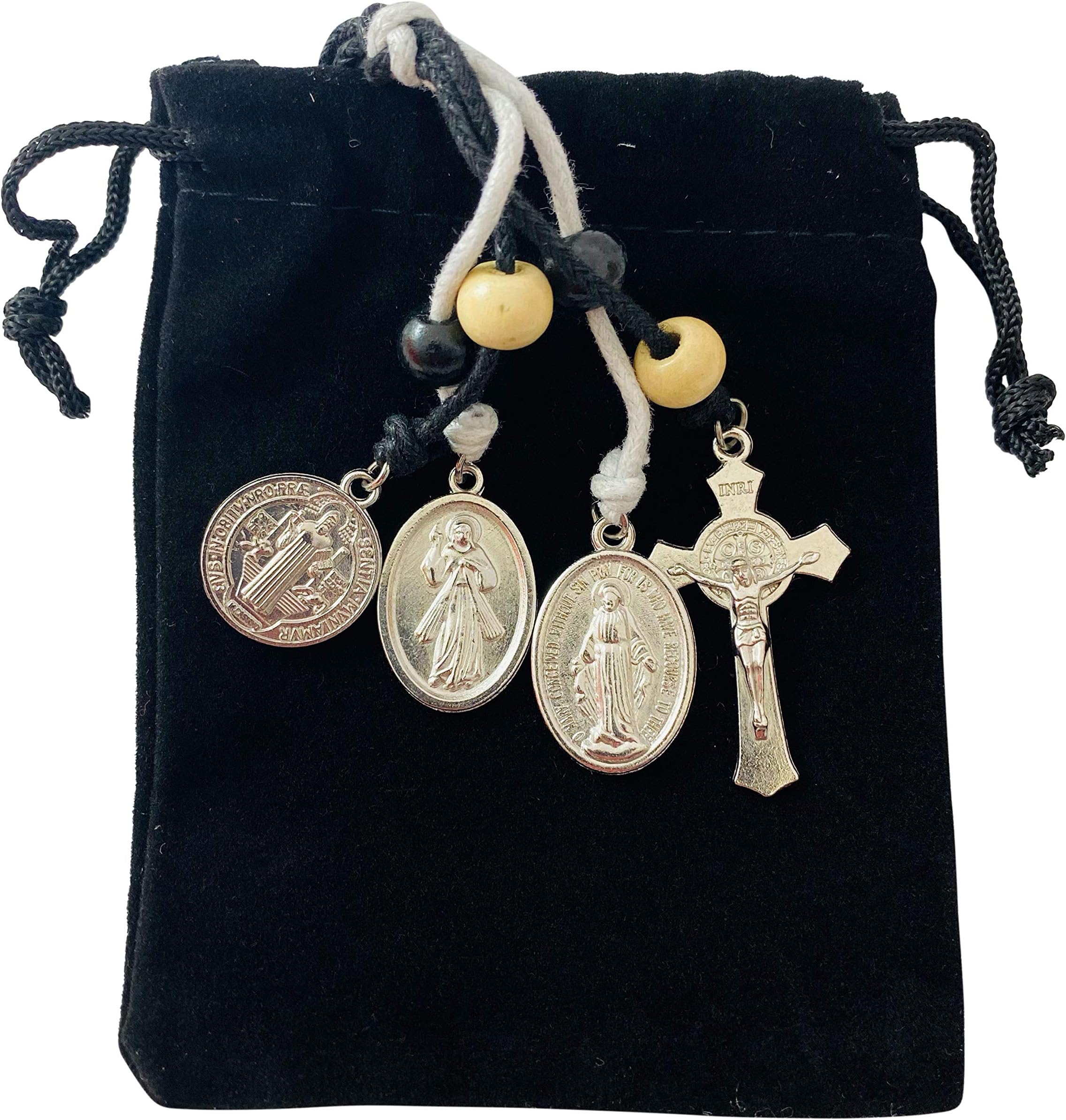 Amazon.com: Saint Benedict Home Blessing Medal | Includes Prayer Card ...