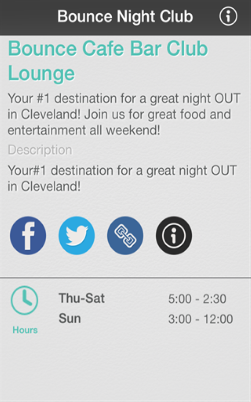 Aplicación Bounce Night Club en Amazon Appstore