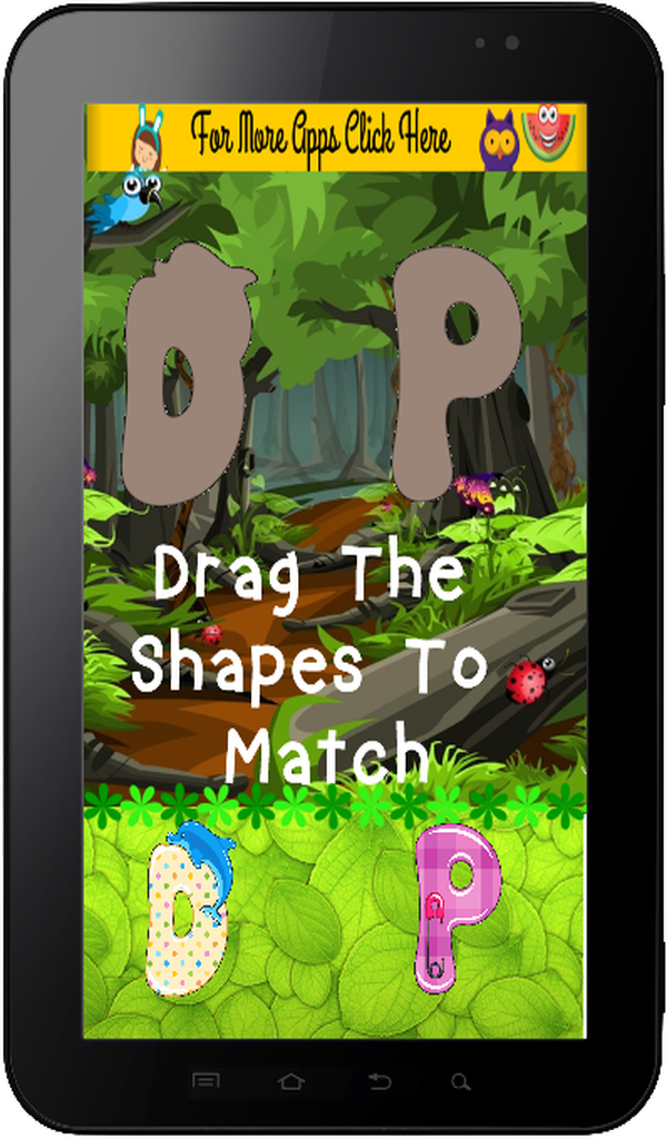 Kids Alphabet Shapes Match Puzzle:Amazon.com:Appstore for Android