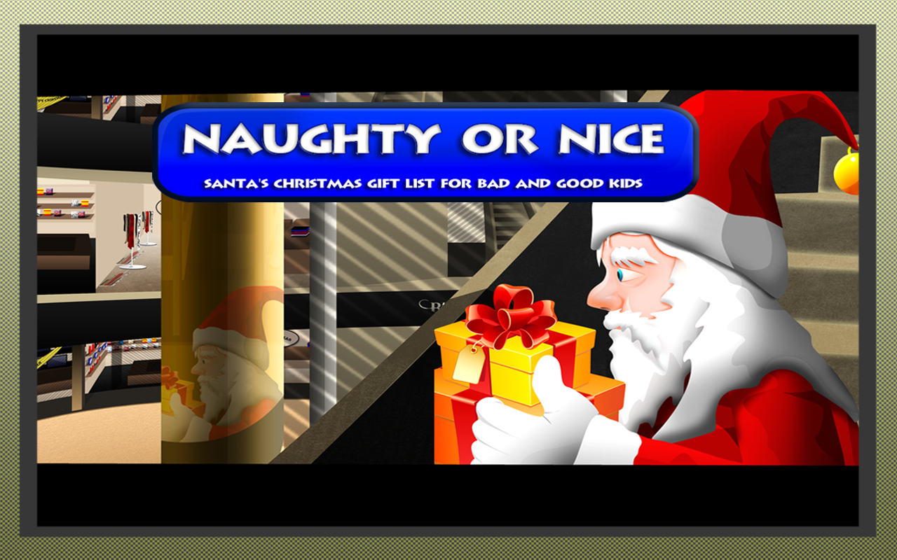 Naughty or Nice : Santa's Christmas Gift List for bad and good kids ...