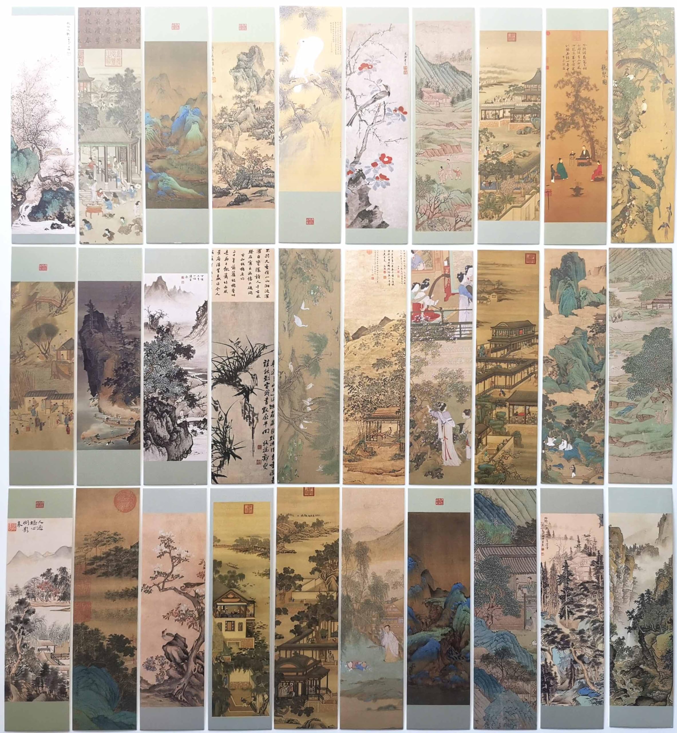 Amazon.com: 30 Piece Traditional Chinese Ink Painting Book Mark Gifts ...