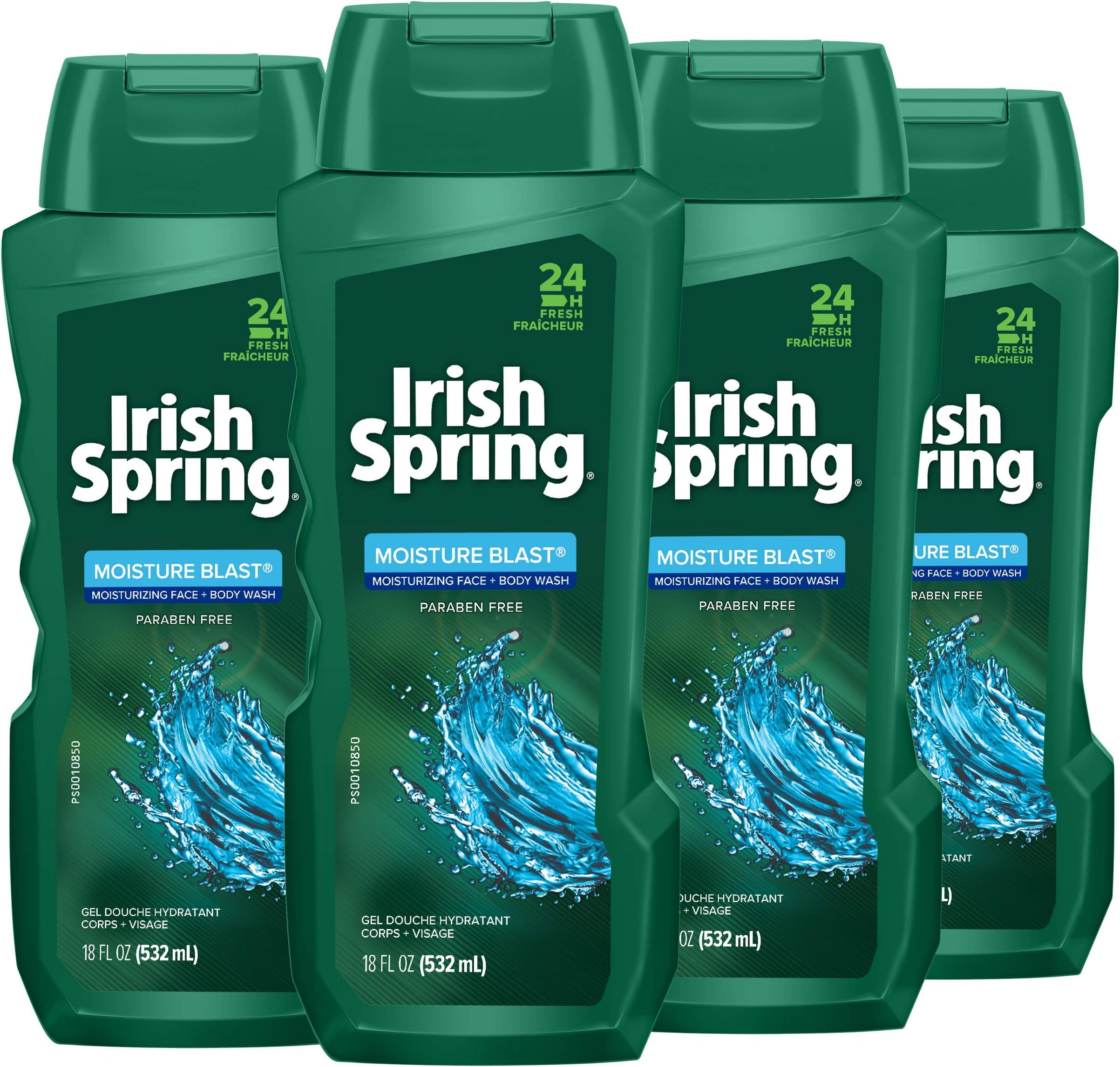 Amazon.com : Irish Spring Men's Body Wash Pump, Original Body Wash for ...