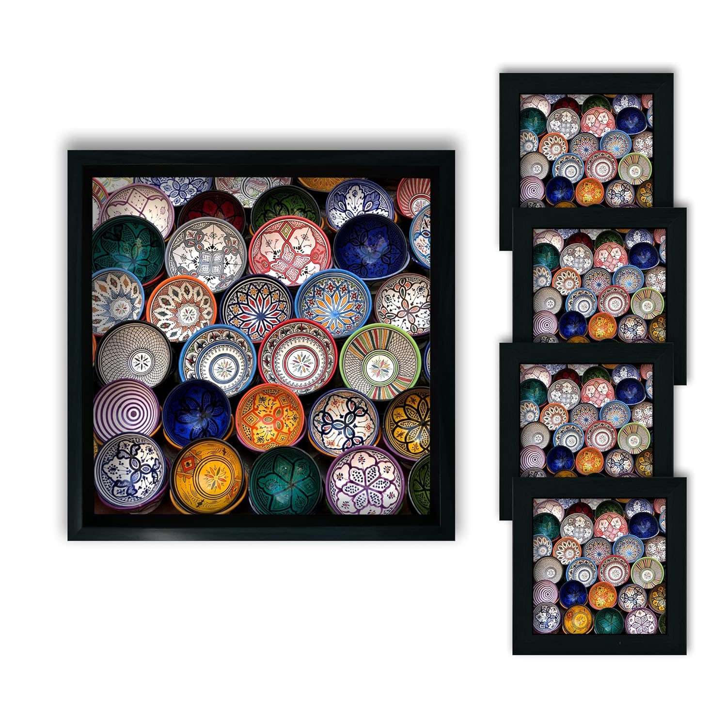 Paper Plane Design Wooden Serving and Coster Combo Tray for Serving ...