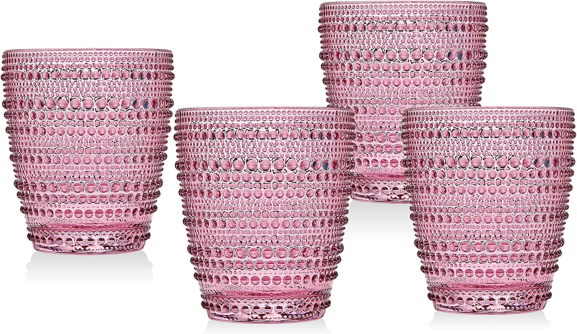 Amazon.com | Godinger Lumina Set of 4 Double Old Fashioned Glasses ...