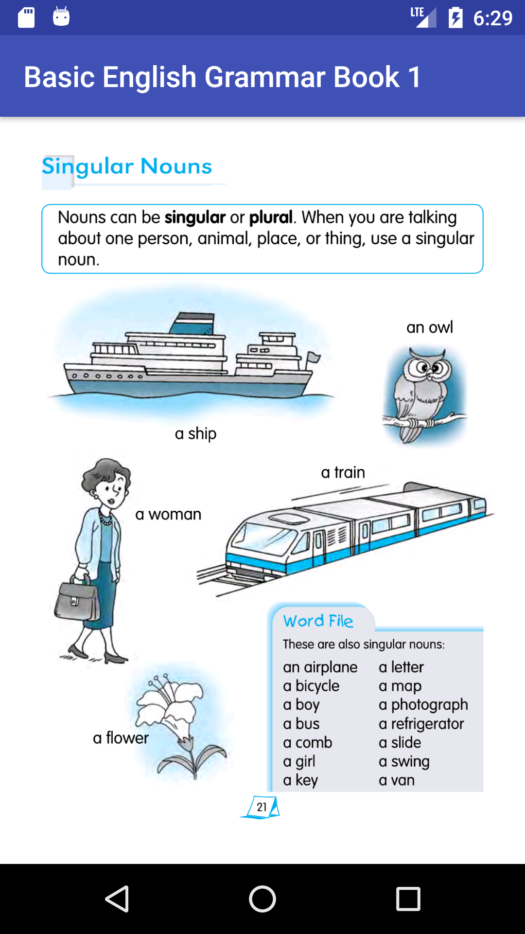 Basic English Grammar Book 1 - App on Amazon Appstore