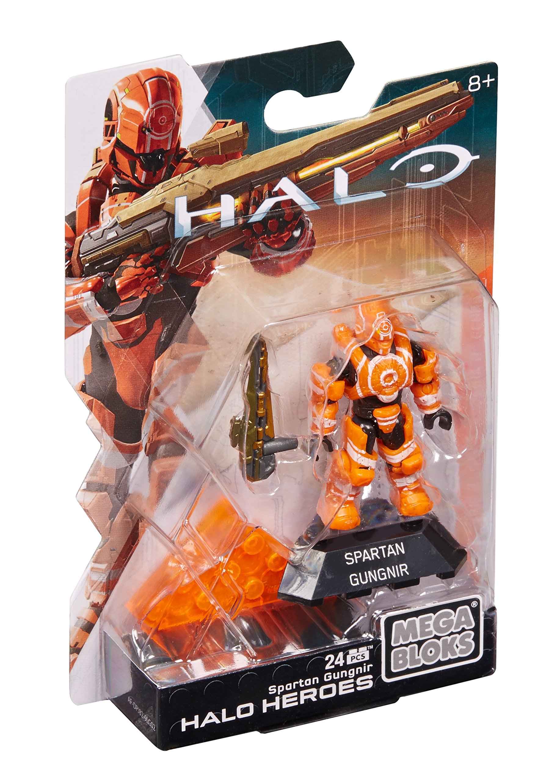 Halo Mega Bloks Orange Spartan
