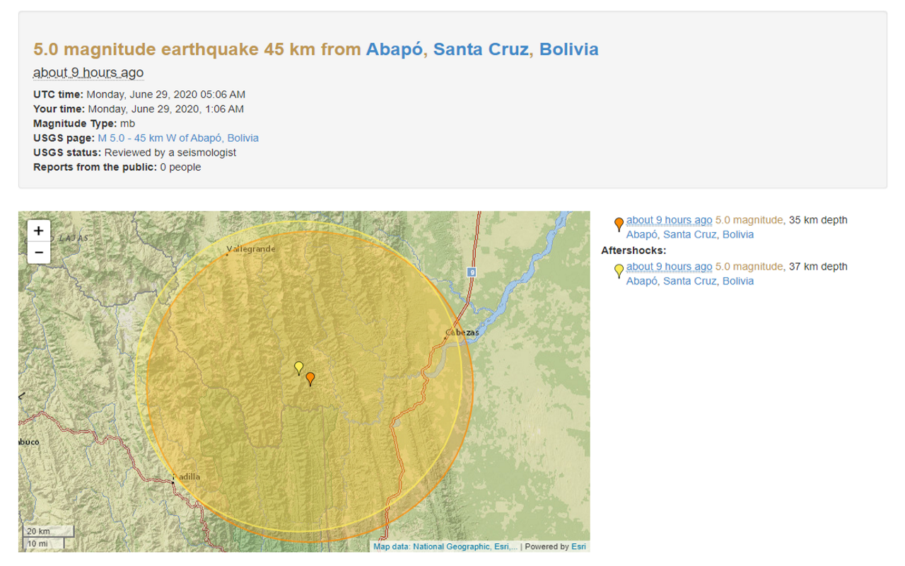 Earthquakes Map - App on Amazon Appstore