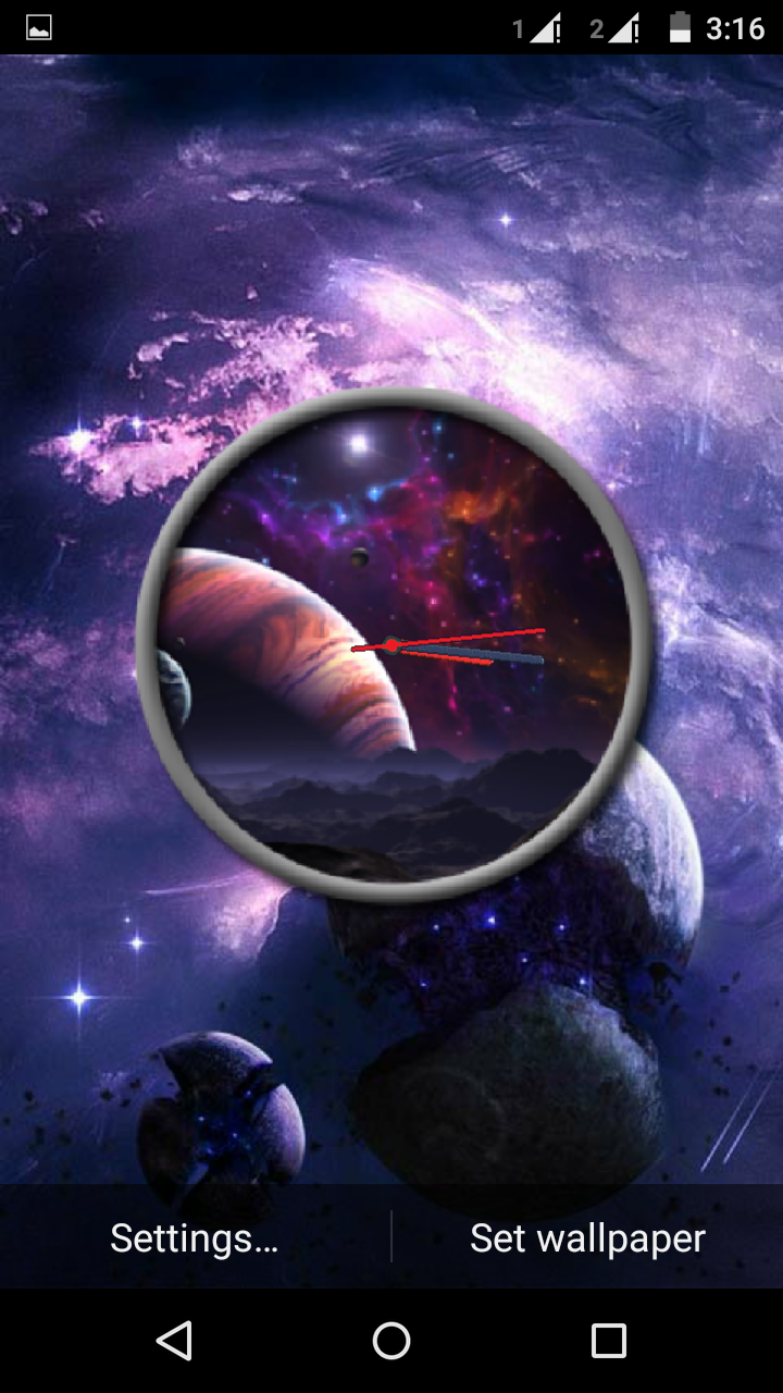 Outer Space Animated Wallpaper