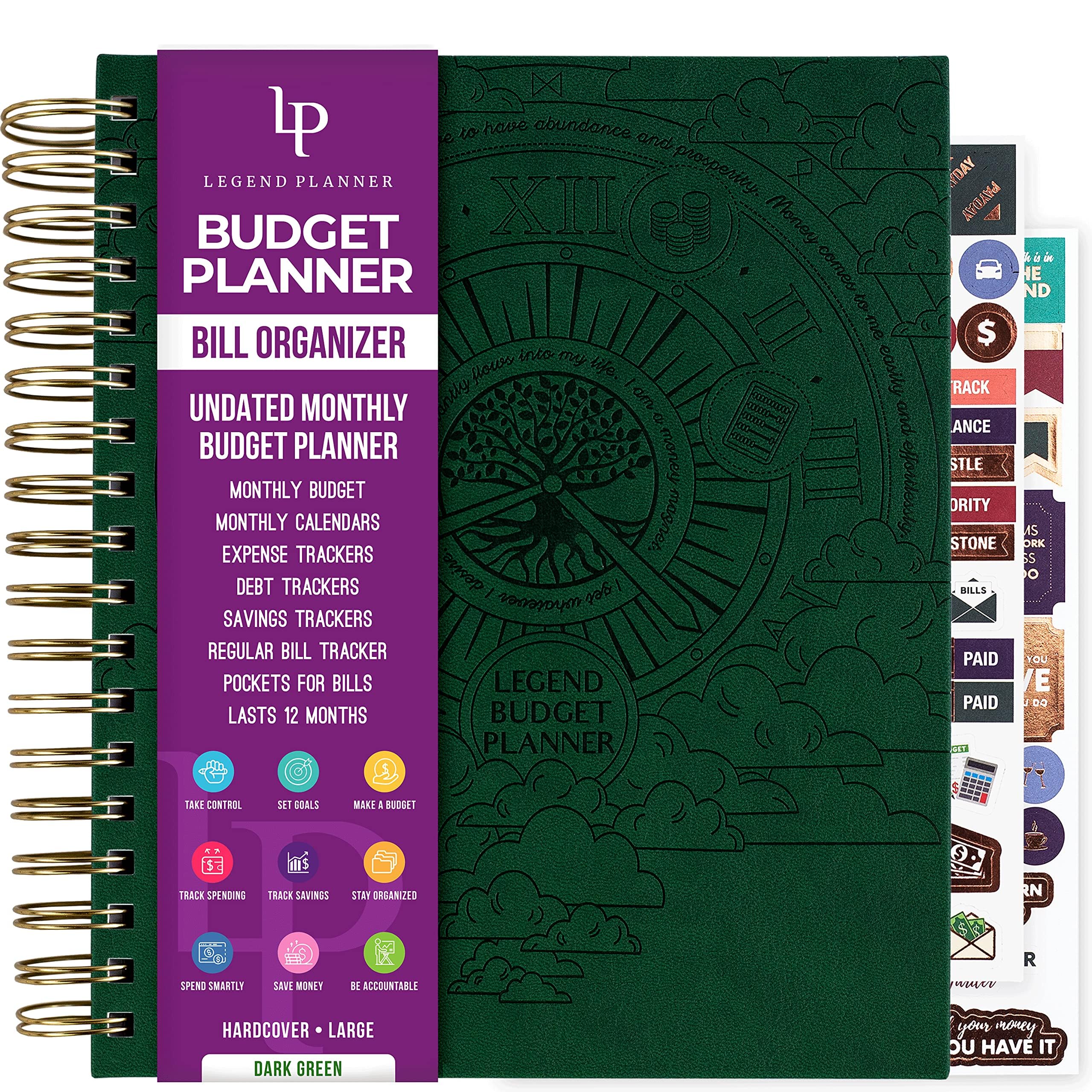 Monthly Bill Organizer With Pockets 7 X 8.5 Home Finance & Bill