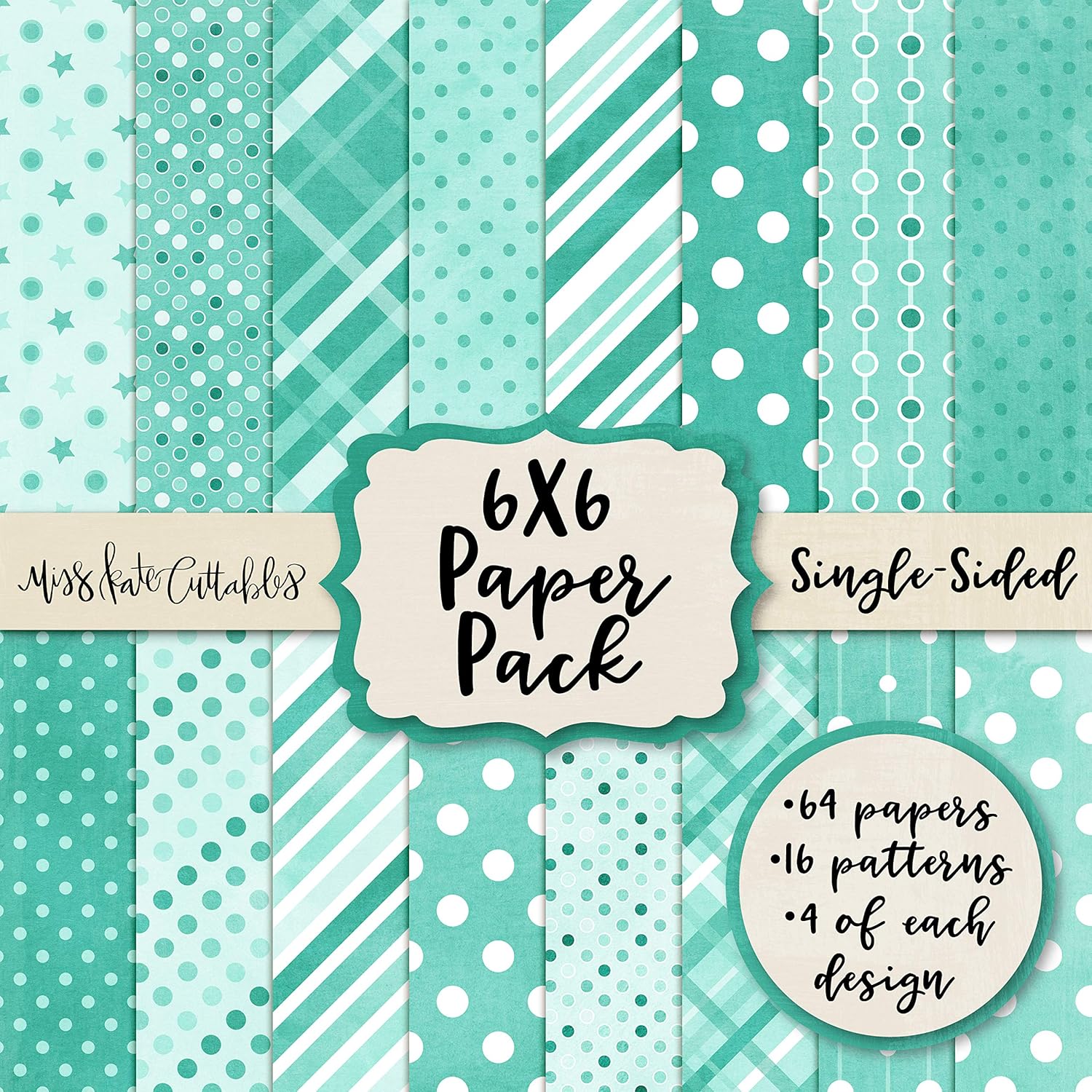 Amazon.com: 6X6 Pattern Paper Pack - Blue Patterns - Card Making ...
