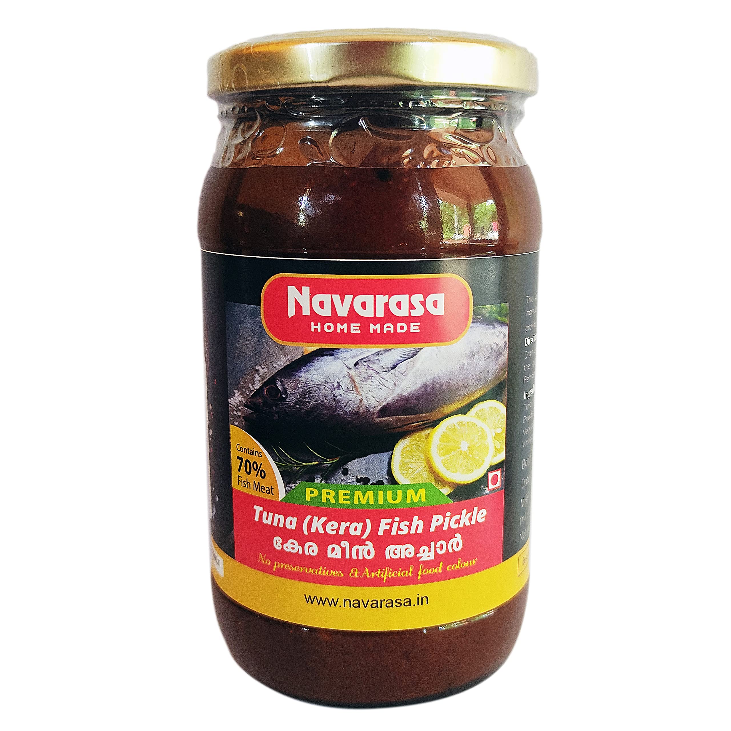 Buy Navarasa Homemade Tuna Fish Pickle (Yellowfin Tuna - Kera Fish ...