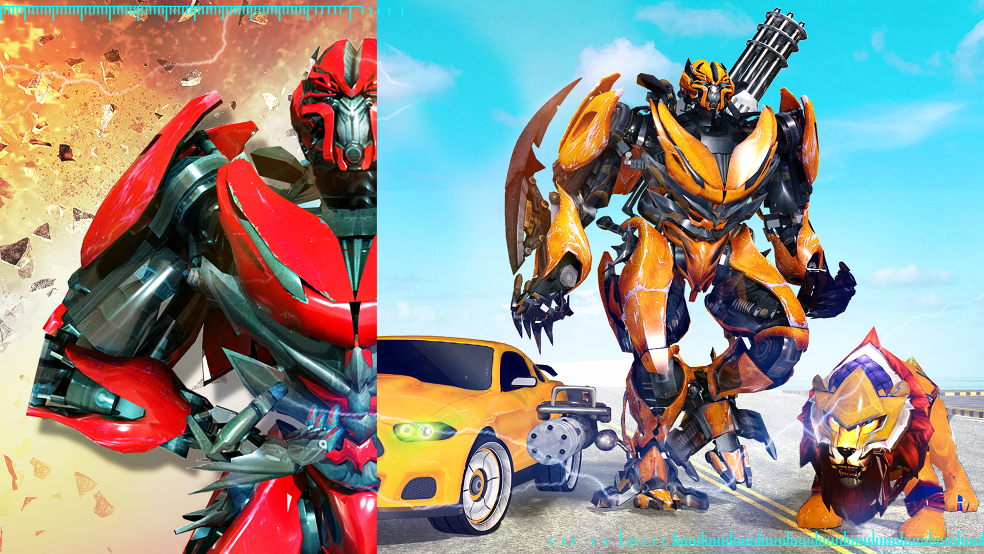 Robots War Shooting Mech Battles Games - App on Amazon Appstore